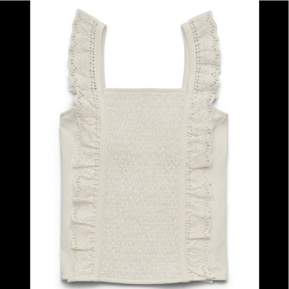 Justice | Shirts & Tops | Justice Girl Smocked Ruffle Garment Dye Thank ...